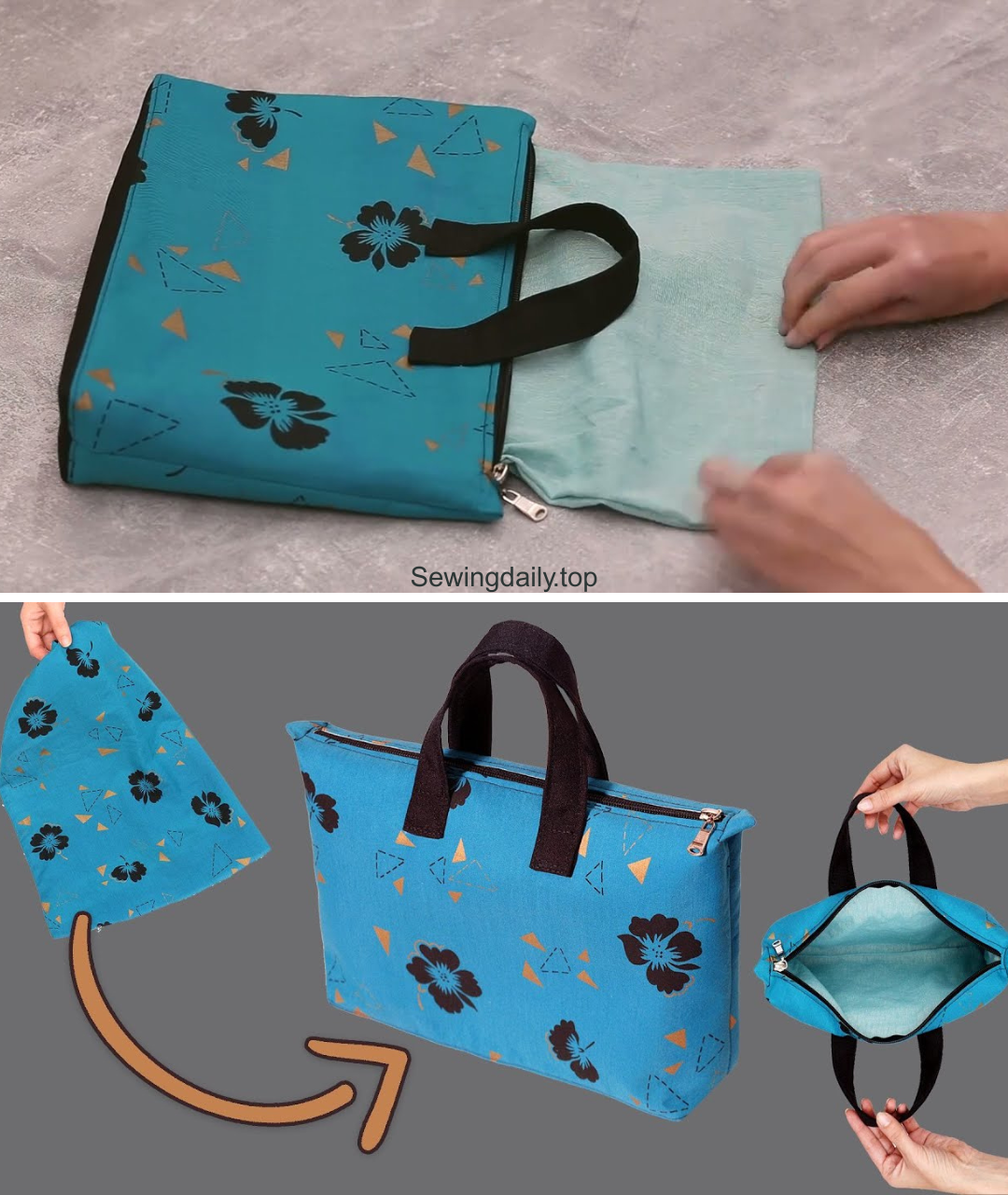 The "Cosmopolitan Clutch" - A Speedy Zipper-Top Purse Pattern - Sewing ...